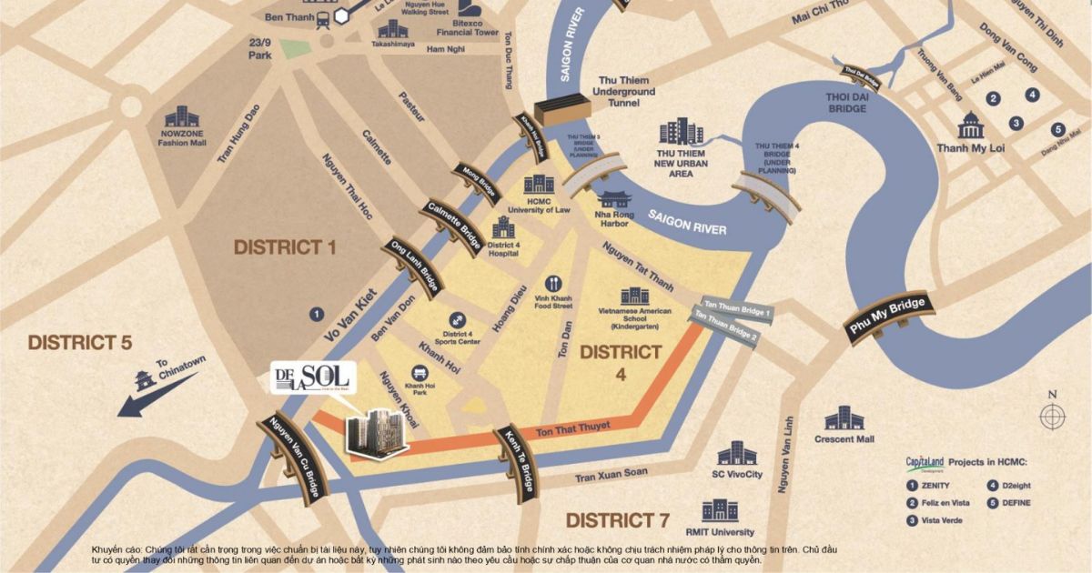 De La Sol District 4 – A Symbol of Luxurious Living by the Saigon River